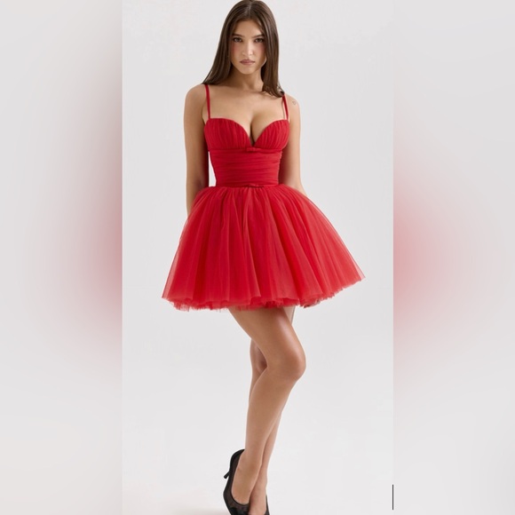 House of CB | Dresses | House Of Cb Red Mini Dress | Poshmark